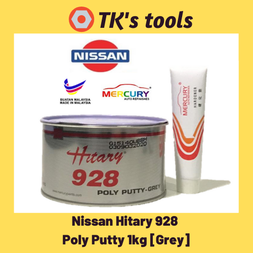 Hitary 928 POLY PUTTY Putty 1KG [Grey] with Hardener | Lazada