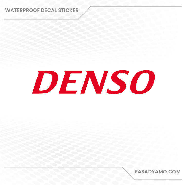 Denso Logo Decal Sticker for Cars Motorcycles Helmets | Lazada PH