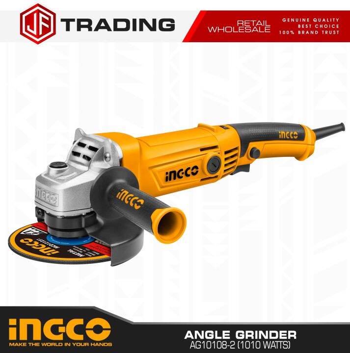 INGCO Angle Grinder Free Mask and Safety Glasses AG10108-2 | Lazada PH