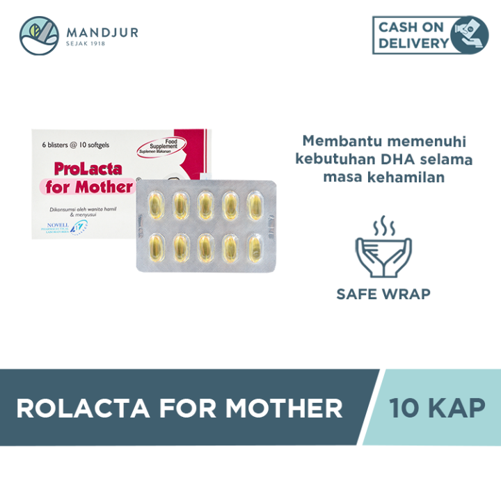 Prolacta for Mother 10 Kapsul - Suplemen Untuk Kesehatan Ibu Hamil | Lazada Indonesia