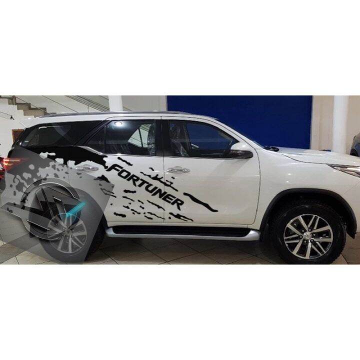 S738 Toyota Fortuner Car Side Body vinyl decals Sticker .f | Lazada PH