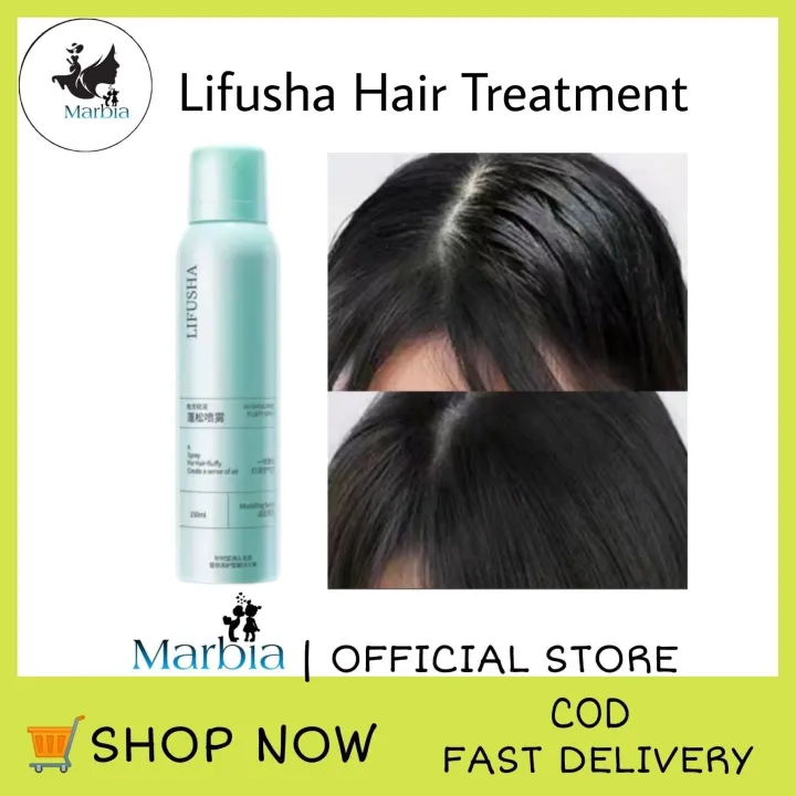 ORIGINAL LIFUSHA 150ml Washing free fluffy spray Disposable dry hair ...
