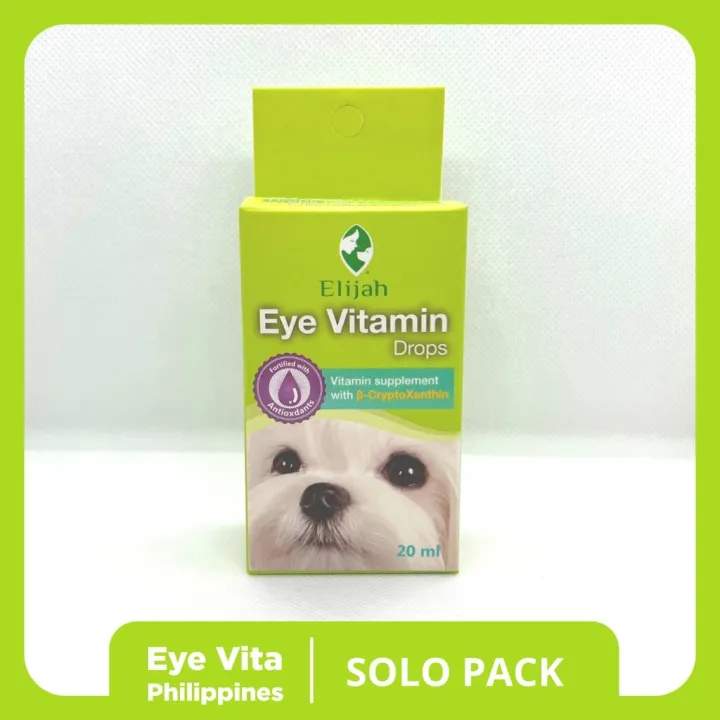 EYE VITA DROPS Tear Stain Remover for dogs and cats new packaging eye ...