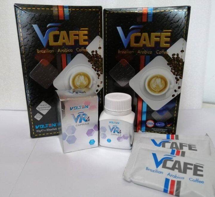 VR4 CAPSULE (1 BOX) & VCAFE COFFEE ( 2 BOX) 100% ORIGINAL - 1 SET | Lazada