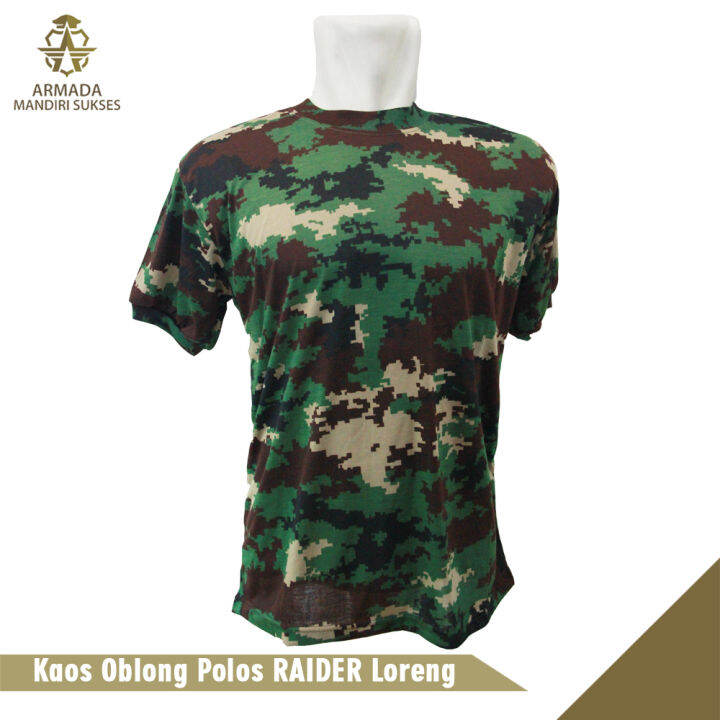 Kaos Loreng Raider - Kaos Pria Loreng Raider | Lazada Indonesia