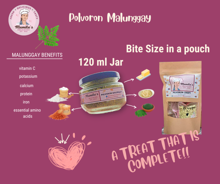 Mamita's Delicacies - Crispy Malunggay Polvoron | Lazada PH
