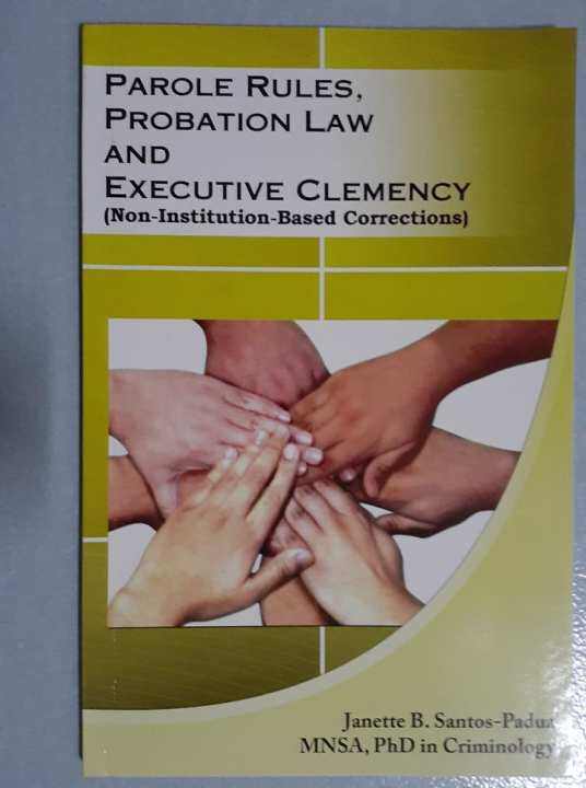 Parole Rules,Probation Law and Executive Clemency | Lazada PH Parole Rules,Probation Law and Executive Clemency | Lazada PH