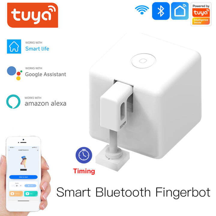 Tuya WIFI Fingerbot Plus Pusher สมาร์ทบ้านบลูทูธนิ้วหุ่นยนต์สวิทช์จับ ...