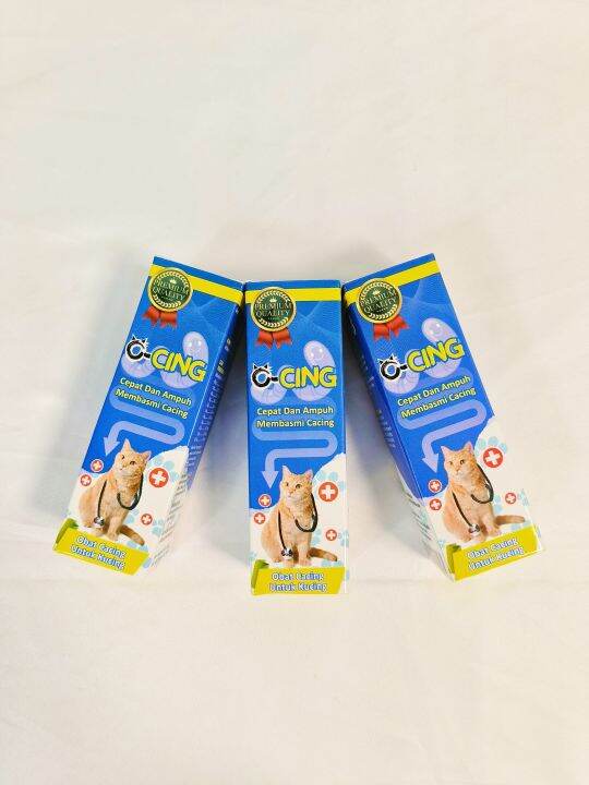 O - CING Obat Cacing Paling Ampuh Untuk Kucing | Lazada Indonesia