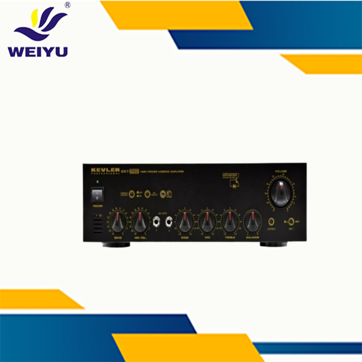 Kevler GX7 PRO High Powered Amplifier 800W x 2 (Black) | Lazada PH