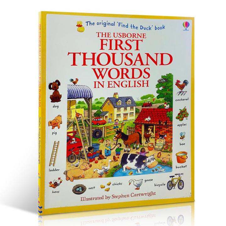 Milu Original English Picture Book First Thousand Words In English 1000