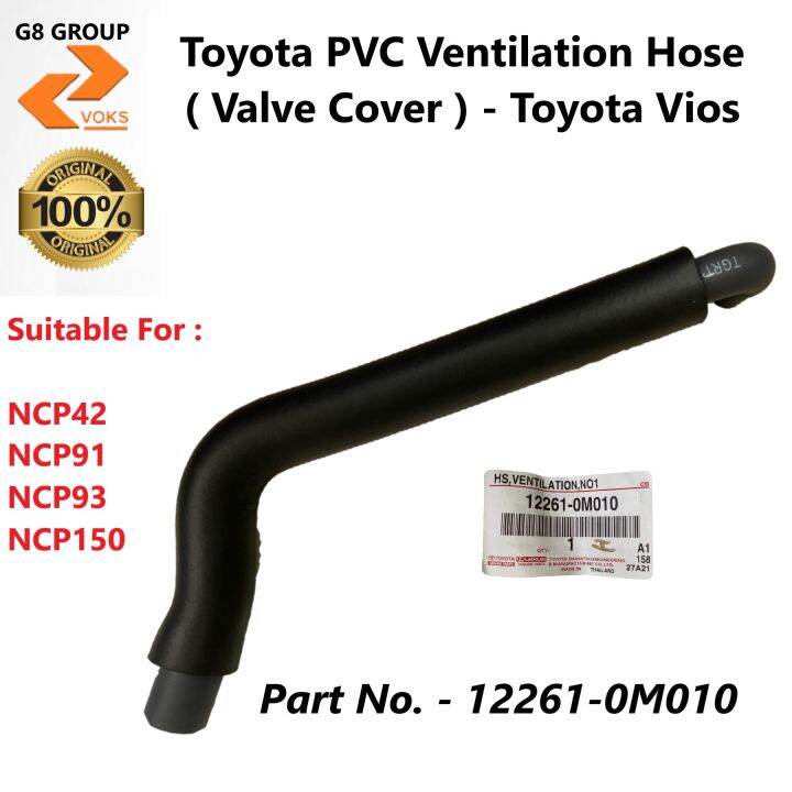 Toyota PVC Ventilation Hose ( Valve Cover ) - Toyota Vios ( 12261-0M010 ...