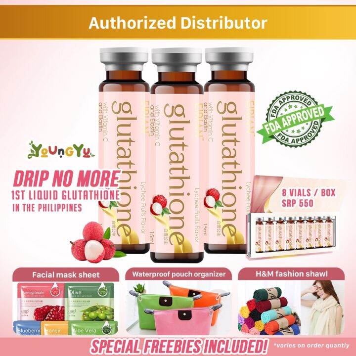 Original Eirian Glutathione Vials with Vitamin C Authorized Distributor ...