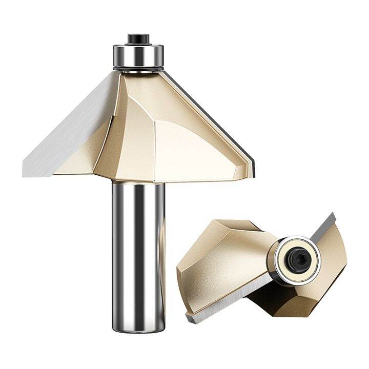 Tideway 45 Deg Bevel Edge Forming Chamfer Router Bits with Bearing ...