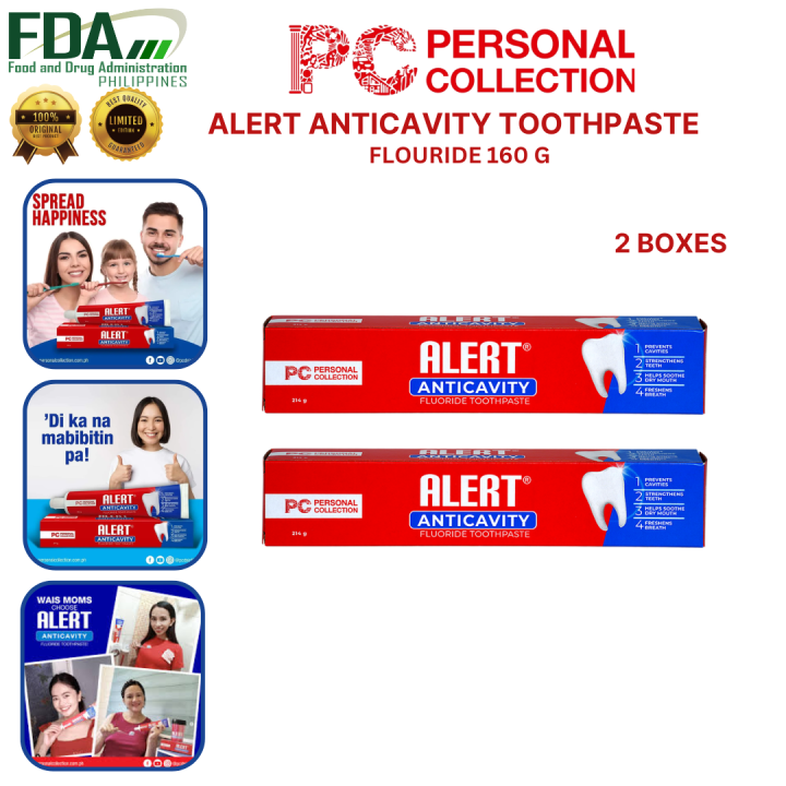 Personal Collection Alert Anticavity Toothpaste 214 grams Buy 1 take 1 ...