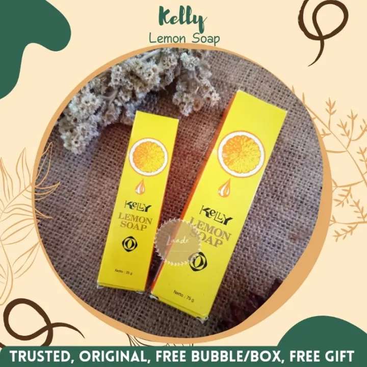 BPOM Kelly Lemon Soap Sabun muka Kely Keli 15 25 75gr - Facial Wash ...