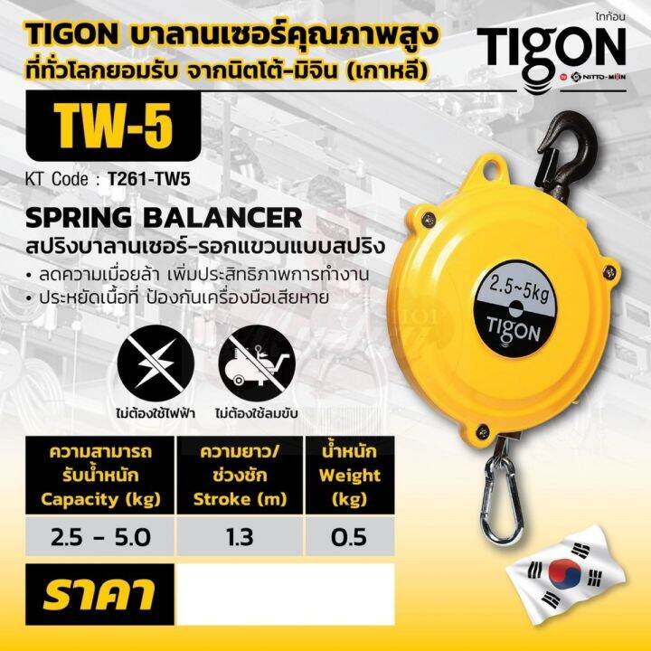 TIGON รอกแขวนแบบสปริง Spring Balancer Model.TW | Lazada.co.th