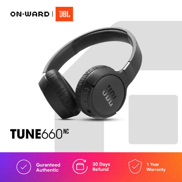 JBL Tune 660NC Wireless, On-Ear, Active Noise-Cancelling Headphones | Lazada PH