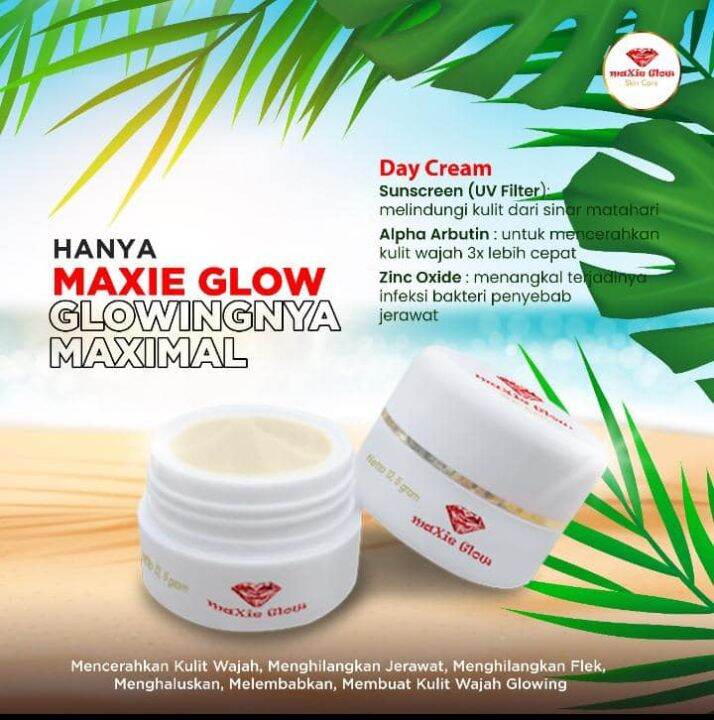 Cream Siang Maxie Glow / Day Cream Maxieglow - Kemasan Baru | Lazada Indonesia