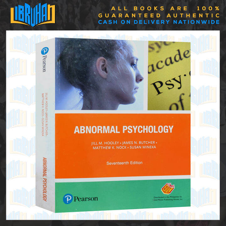 ABNORMAL PSYCHOLOGY 17th Edition - Jill Hooley | James Butcher ...
