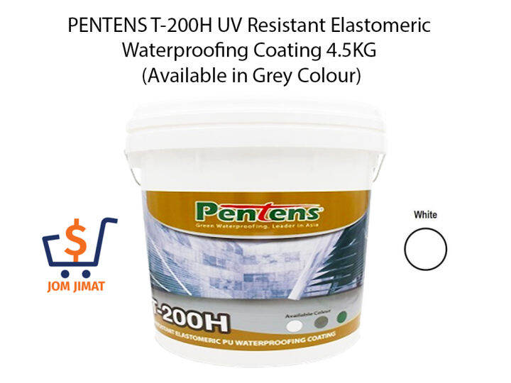 PENTENS T-200H UV Resistant Elastomeric Waterproofing Coating '4.5KG ...