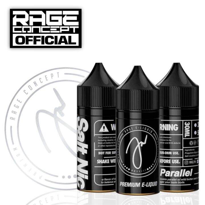 VAPE RAGE SALT NIC PARALLEL E-LIQUID 30ML | Lazada PH