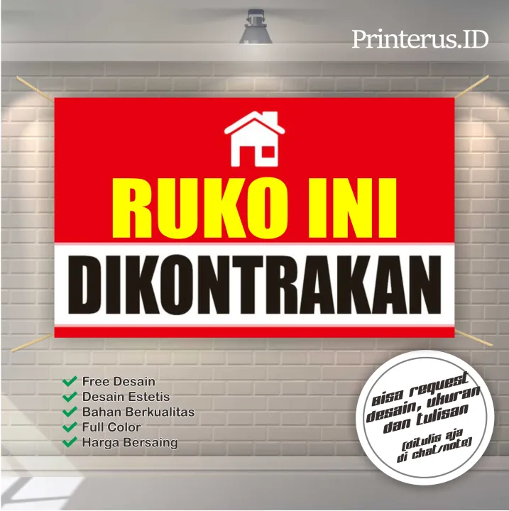 SPANDUK RUKO DIKONTRAKAN | Lazada Indonesia