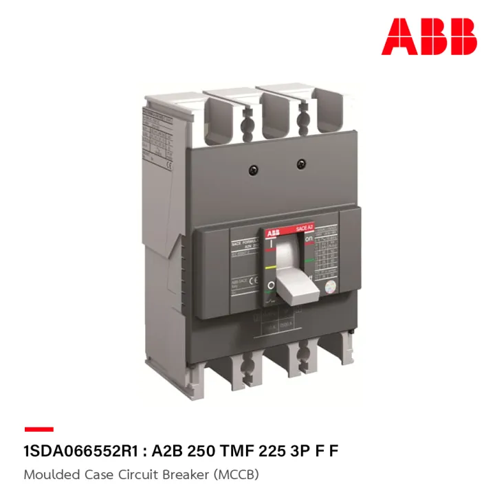 ABB : 1SDA066552R1 Moulded Case Circuit Breaker (MCCB) FORMULA : A2B 250 TMF 225 3P F F | Lazada ...