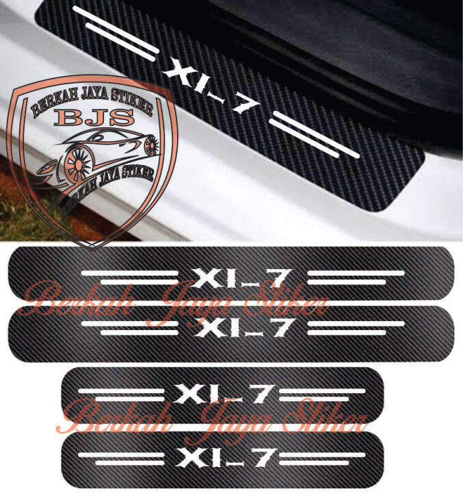 NEW STICKER STIKER KARBON MOBIL SUZUKI XL7 STIKER SILLPLATE KARBON 3D ...