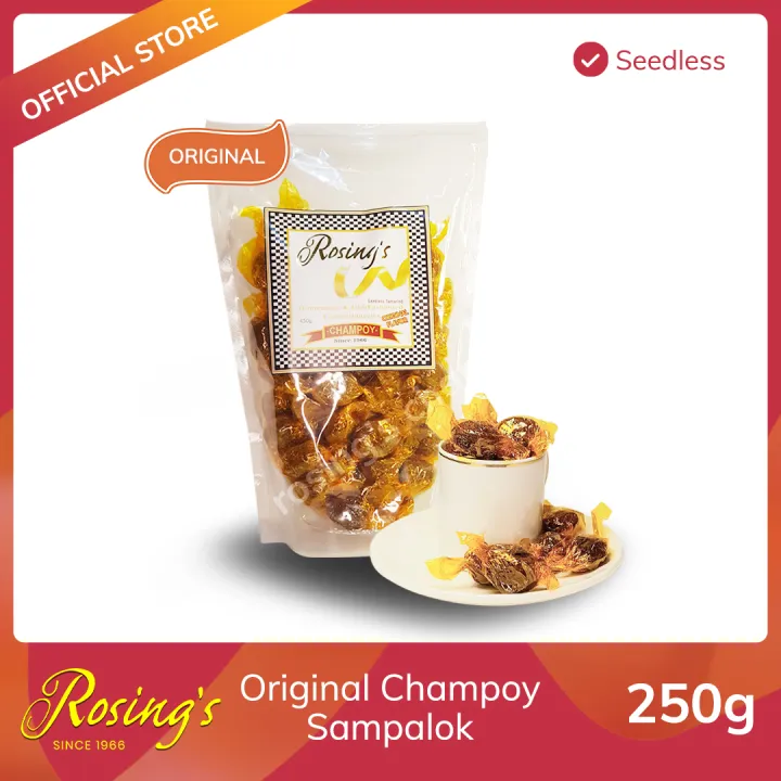 Rosing's Tamarind Candy (Champoy Sampalok Original Flavor) 250 grams 1 ...