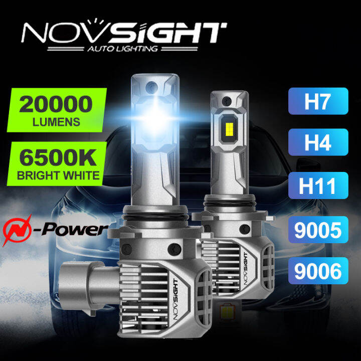[In Stock] N-Power Novsight N62 Car LED Headlight H4 H11 H7 9005 9006 1:1 Design In-line ...