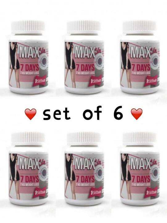 ( set of 6 ) Max Slim 7 Days 7 Kg Weight Loss BUNDLE | Lazada PH