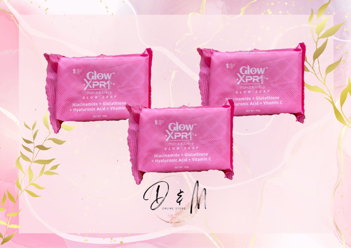 GLOW XPRT GLOW SOAP with Niacinamide + GLutathione + Hyaluronic Acid ...