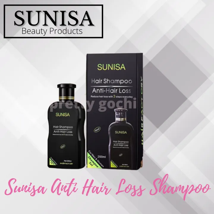 Pretty Gochi Sunisa Herbal Organic Hair Grower Anti Hair Loss Shampoo ...