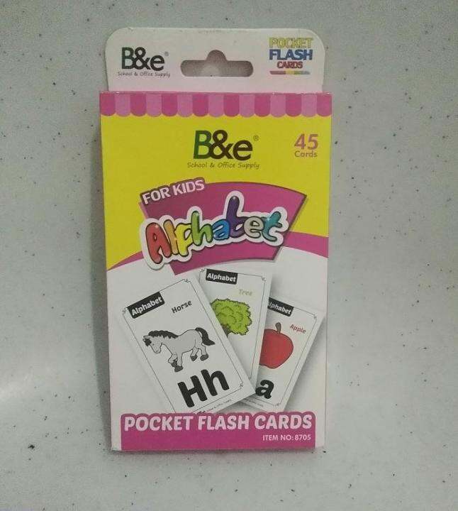 Pocket Flashcards Alphabet | Lazada PH