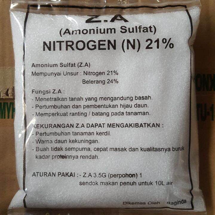 Pupuk Meroke ZA Repack 500Gr Amonium Sulfate | Lazada Indonesia