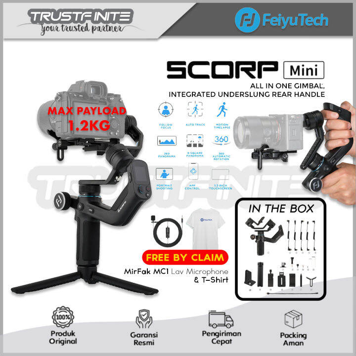 Feiyu Scorp Mini 3-Axis Handheld 4in1 Gimbal Stabilizer Garansi Resmi | Lazada Indonesia