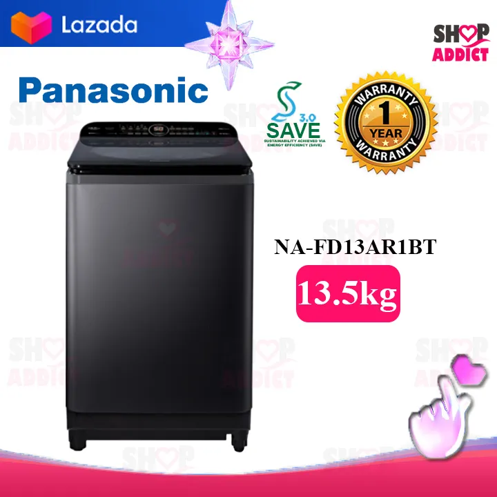 Panasonic Inverter Washing Machine 13.5kg NA-FD13AR1BT/ Mesin Basuh ...