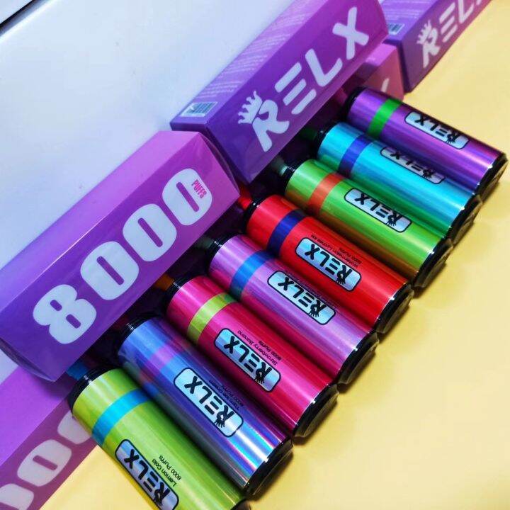 【Chil 8K】Legit RELX 8000 PUFFS smoke 15ML Dispo Pod PK | Lazada PH