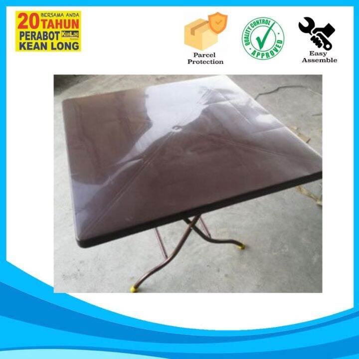 3V meja petak plastik/ meja kukuh / meja makan / meja kedai makan ...