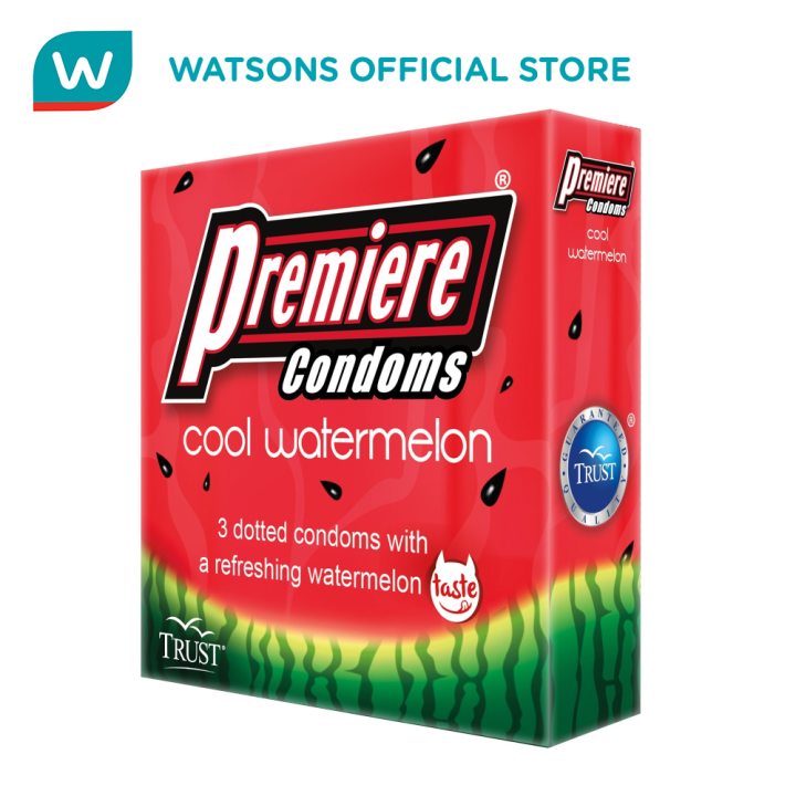PREMIER Cool Watermelon 3 Dotted Condom | Lazada PH