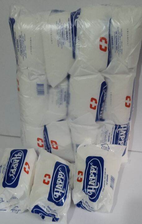 HAPPY ABSORBENT COTTON 10 GRAMS PER PIECE/12PCS PER PACK/100PCS PER BOX ...