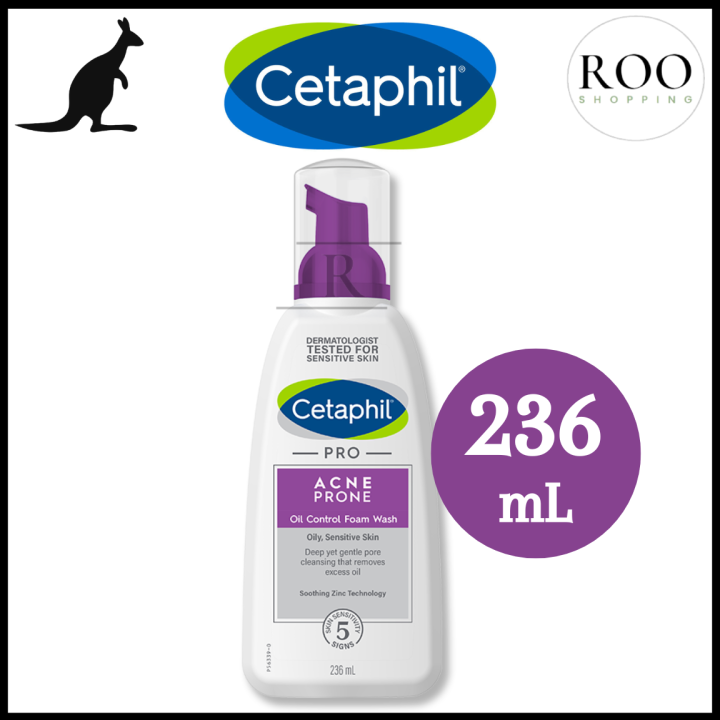 CETAPHIL PRO ACNE PRONE OIL CONTROL FOAM WASH 236mL (New Version of ...