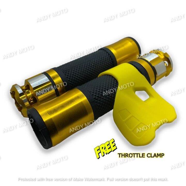 【COD】Hot Yamaha Mio Gravis 125 UNIVERSAL HANDLE GRIP BLACK GOLD STEEL ...