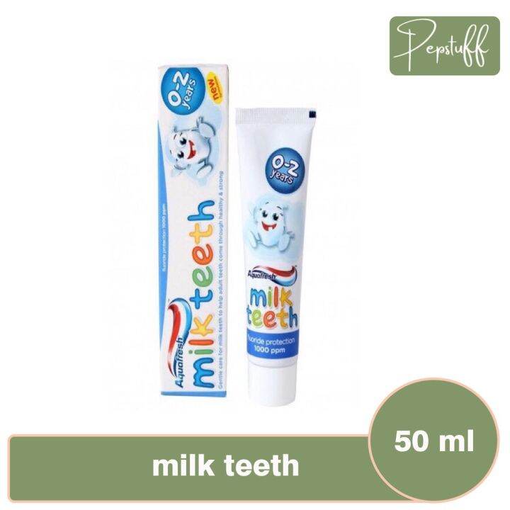 Aquafresh Kids Milk Teeth Toothpaste for Toddlers 0-2 years old 50mls98 ...