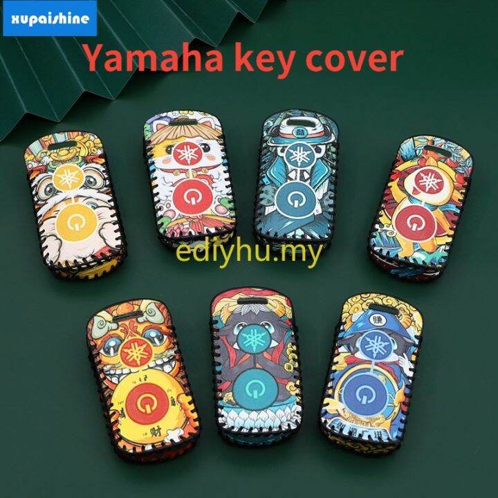 【XPS】Motorcycle Remote Key Case 2ปุ่มสำหรับ YAMAHA Aerox 155 NVX155 MVX ...
