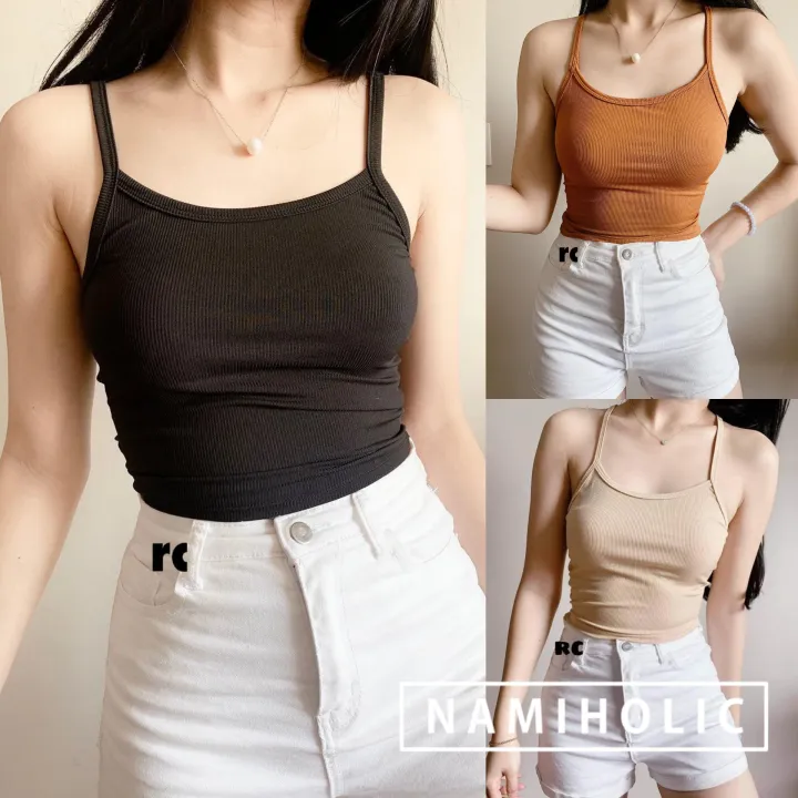 Namiholic Miley Knitted String Crop Top XS - Small | Lazada PH