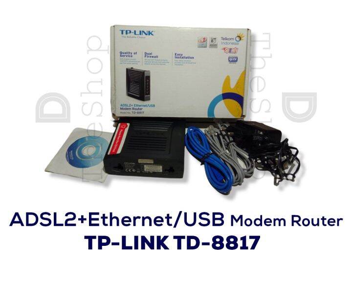 MODEM TP-LINK TD-8817 ADSL2+ETHERNET / USB MODEM ROUTER | Lazada Indonesia