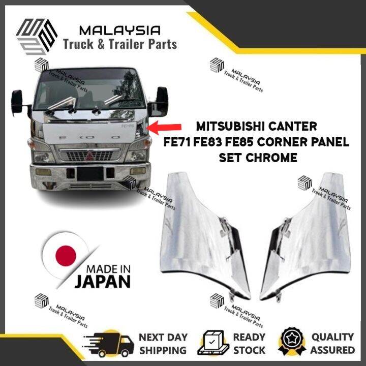 MITSUBISHI CANTER FE71 FE83 FE85 CORNER PANEL SET CHROME | Lazada