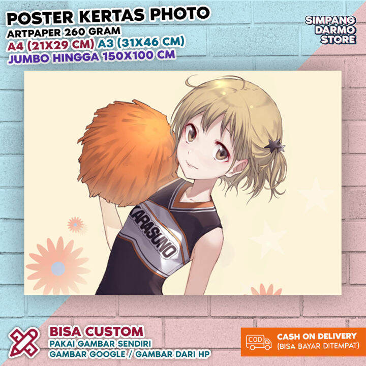 Poster Haikyuu Anime Season Terbaru Ukuran A4 A3 Besar Kecil Hires Bisa ...